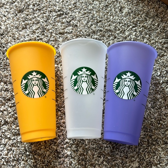 Starbucks | Dining | Starbucks 24 Oz Reusable Plastic Cups Bundle ...